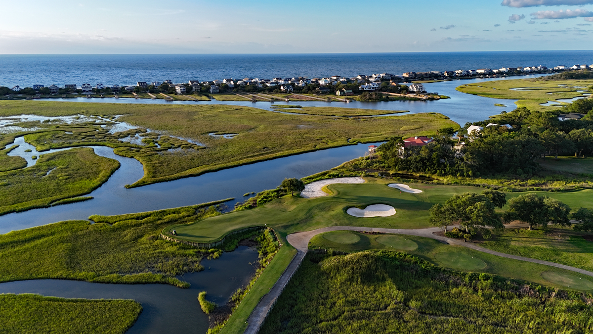 Air Time! Flight Over the Marsh Holes at Pawleys Plantation Golf Club ...